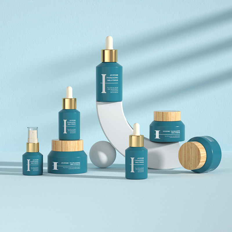 Amber Glass Packaging Set – Customizable Bottles and Jars for Premium ...
