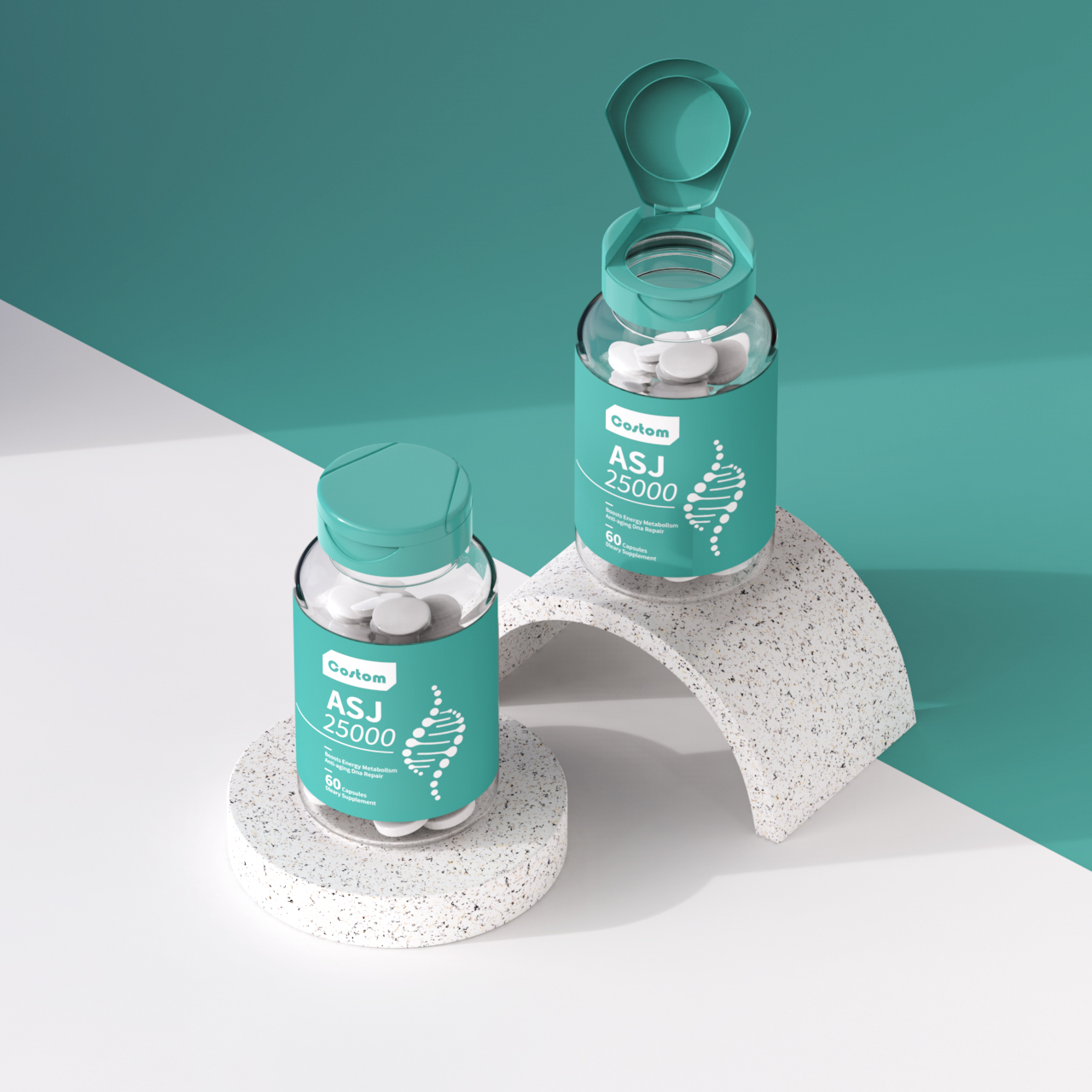 250ml PET Medicine Bottle – Customizable Vitamin Bottle for ...